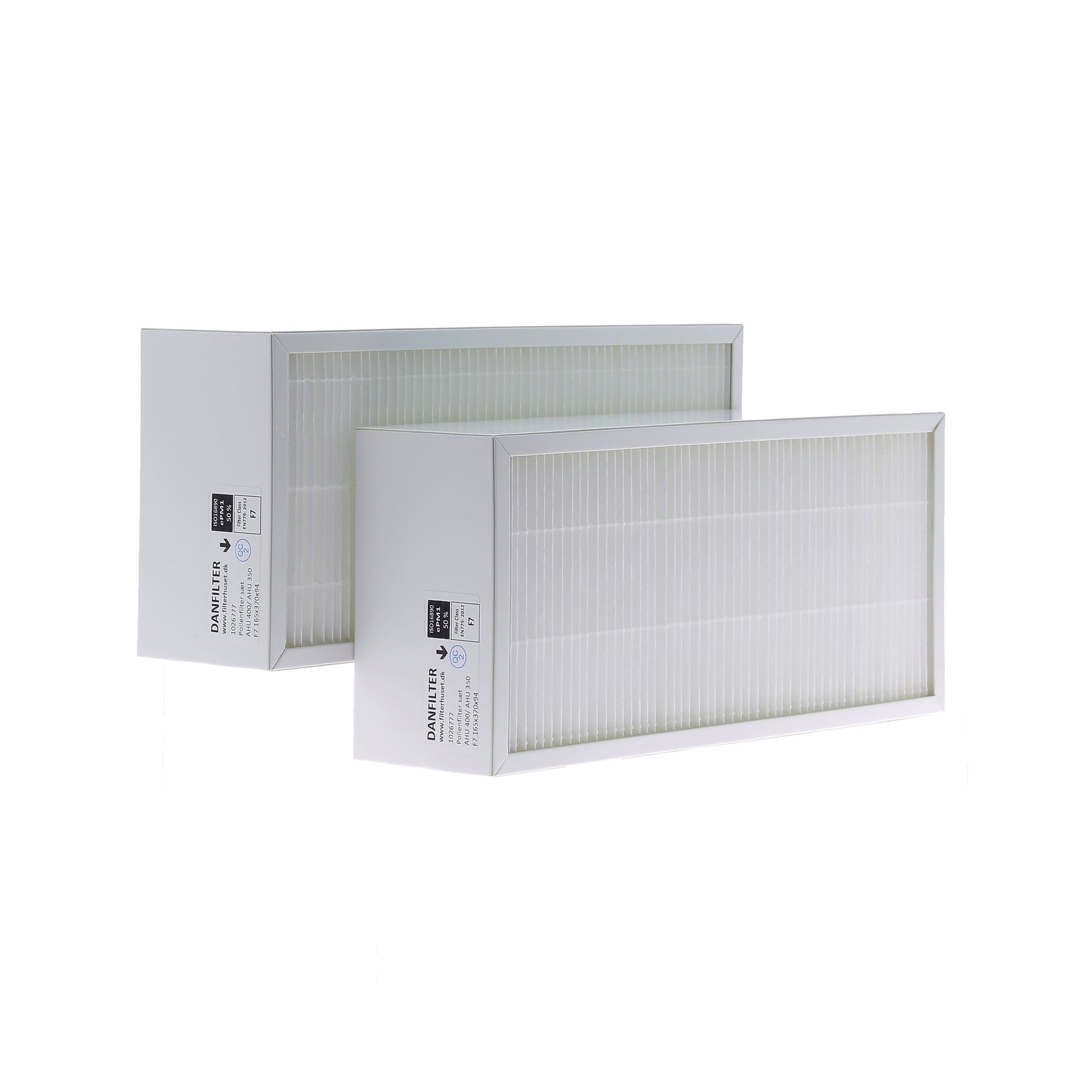 Pollenfiltersæt til ENSY AHU 400/350 ventilationsanlæg.