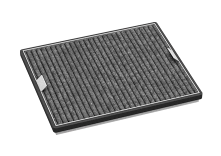 Emhætte kulfilter (Miele) 340x310x21 mm